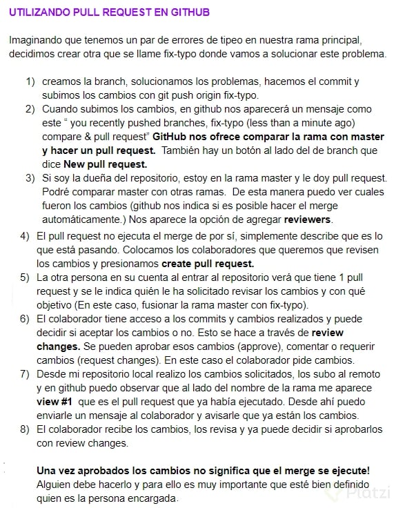 Pull-requests en Github: optimiza tu flujo de trabajo - Platzi Pull-requests en Github: optimiza tu flujo de trabajo - Platzi